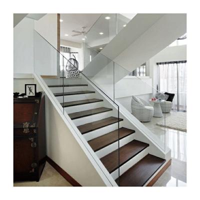 中国 Service-oriented steel stringer straight staircase how to stain wood stairs 販売のため