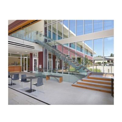 中国 Practical design newest design straight stairs wood step staircase 販売のため