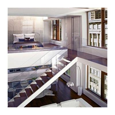中国 Competitive price time-proof straight stairs how to build wood staircase 販売のため