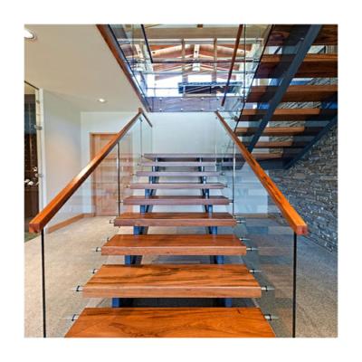 Cina After-sale warranty diy marble straight stairs nice wooden box steps staircase in vendita