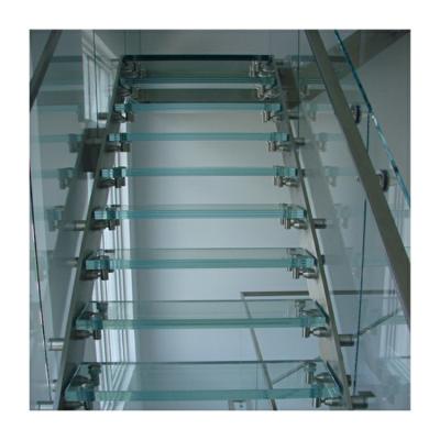 中国 China made staircase glass stair tread railings for straight staircase 販売のため