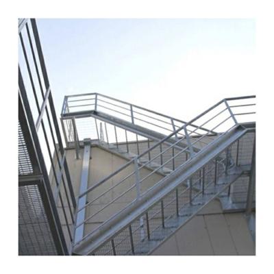 中国 Factory made stair mono stringer steel stainless steel glass railing staircase 販売のため
