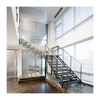 中国 Factory price stairs economic design steel structure house steel staircase 販売のため