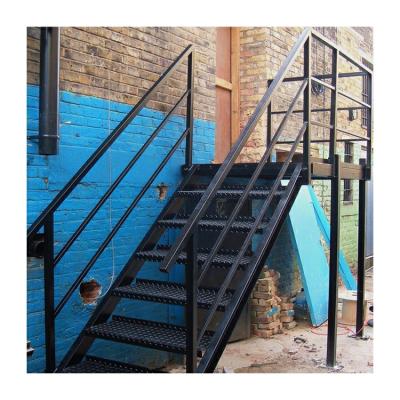Cina Modular open stairs simple design steel structure stainless steel glass staircase in vendita