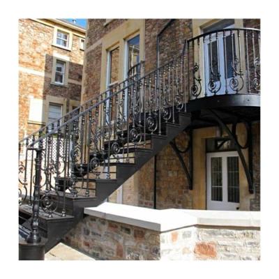 中国 Customize cantilevered stairs single steel beam steel stringer staircase 販売のため
