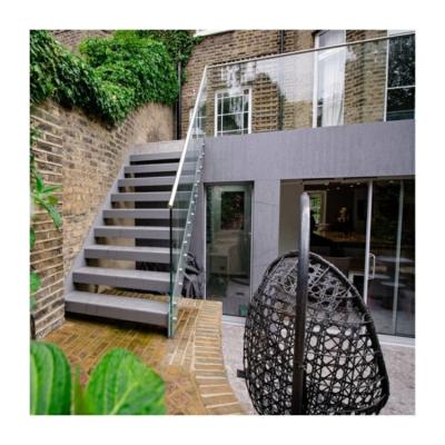 中国 House use stairs arc industrial steel steel structure staircase 販売のため