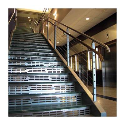 中国 Modular staircase kits tempered glass staircase cost height quality walnut straight staircase 販売のため