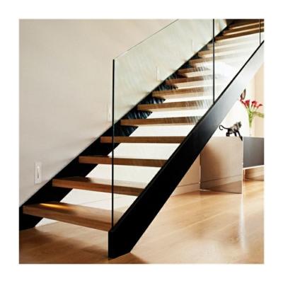 中国 Factory seller straight stairs stair type modern wooden stairs 販売のため