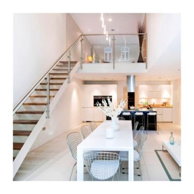 中国 Excellent design u shape straight staircase hard wood stairs 販売のため
