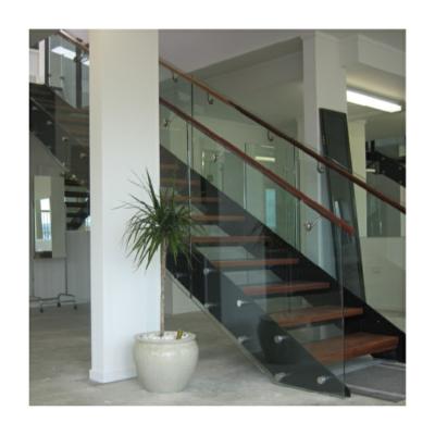Cina A variety of stainless steel straight stairs decorative wooden steps staircase in vendita