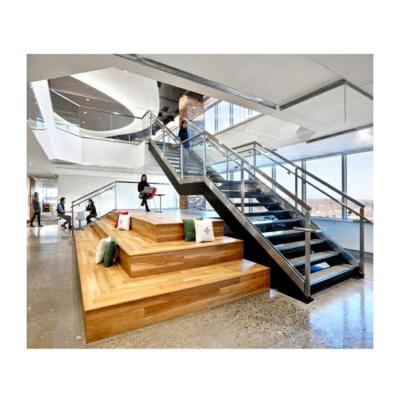 China China straight staircase for indoor wooden box steps stair Te koop