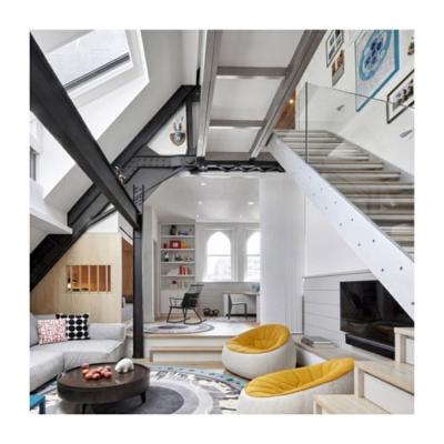 Cina Indoor Solid Wooden Staircase Library Straight Stairs WA-SDS1255 in vendita