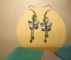 China Butterfly alloy tassel earrings earrings jewelry 2017 new listing for sale
