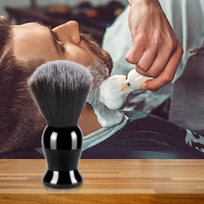 China Een klassieke zwarte kleurborstel voor mannen Abeis Designer Travel Shaving Brush 2021 Te koop