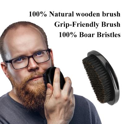 China Baardverzorging Kit Houten Baardborstel Kam Vijfdelige Baardverzorging Kit voor mannen Te koop