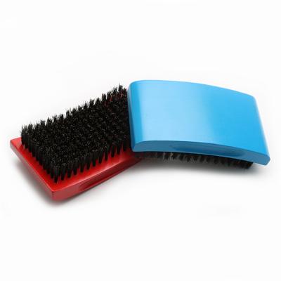 China Vierkante 360 Wave Borstel Op maat gemaakt Logo Strand Hout Handle Boar Borstelborstel Te koop