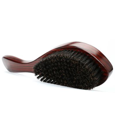 Cina Beach Wood Handle Men's Beard Brush 360 Curve Wave Brush per un aspetto elegante e definito in vendita