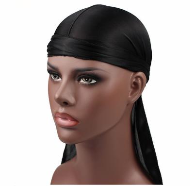 Cina 360 Waves Silk Durag Headcover Logo personalizzato Velvet Wave Cap in vendita