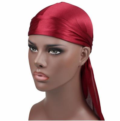 Cina 360 Waves Silk Durag Headcover Logo personalizzato Velvet Wave Cap in vendita