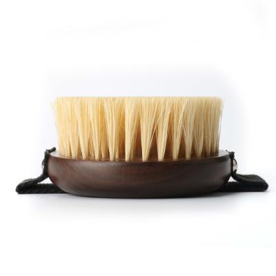 Cina Spazzola secca da bagno a noci Organic Vegan Sisal For Boay Round Spazzola da doccia in vendita