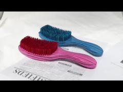 オーダーメイド ロゴ アベイス ロング ハンドル 100% ブース ブリストル カーブド 男性 ウォーブ ブラシ 360 換気口付き