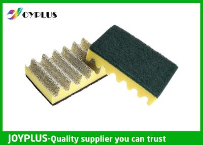 China Cleverly Shaped Sponge With Stainless Steel Side for sale