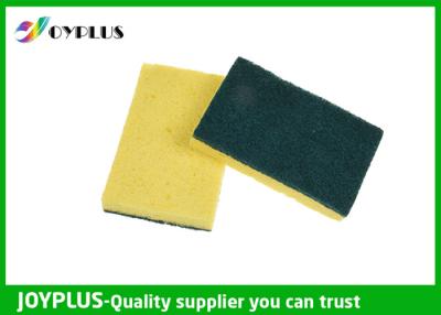 China Various Shape Kitchen Cleaning Pad Cellulose Sponge Scourer Antibacterial for sale
