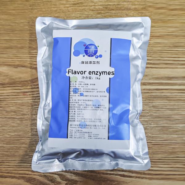 Quality Flavor enzymes 30000u/g Protease Manufacturers，providing enzyme preparation sample, minimum order 1kg for sale