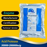 Quality 50000U/G Acid Protease Used For Food Fermentation Leather Processing Protease for sale