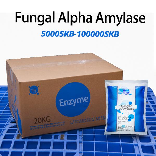 Quality 5000SKB Fungal Alpha Amylase FSSC22000 MUI Amylase Enzyme For Bread for sale