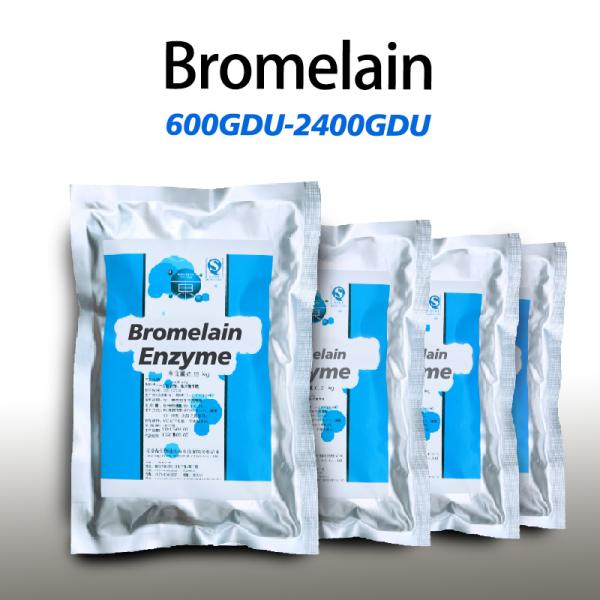 Quality 2400GDU Standard Process Bromelain Powder FSSC22000 MUI Kosher System Approval for sale