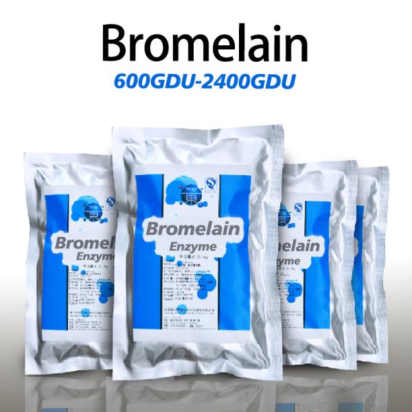 Quality 100000U/G-1200000U/G Bromelain And Papain Fully Soluble In Water Providing Enzyme Preparation Sample for sale