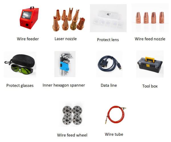 Quality Metal Laser Welding Machine Fiber 4 in 1 Laser Machine Welder for sale