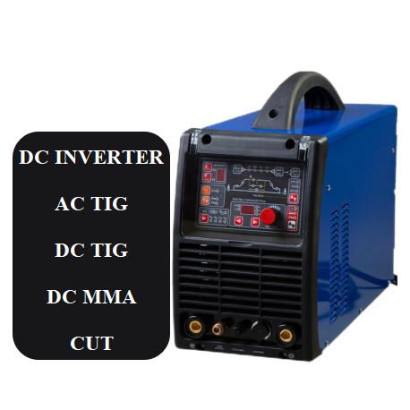 Quality Sing Phase Heavy Duty IGBT Multi Function 3IN1 250A AC DC TIG CUT MMA Welders Air Plasma Cutters With Advanced Wave Selection for sale