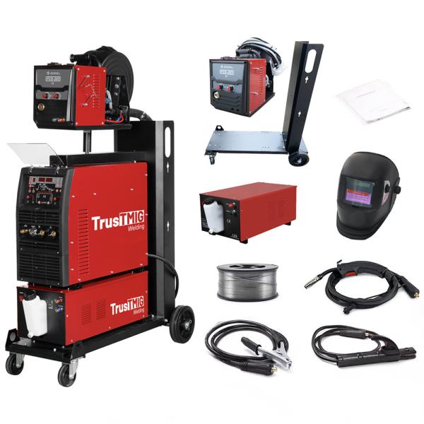 Quality 380v Multifunctional Mig Welders MIG Aluminum Double Pulse Pulse TIG DC MMA MIG Welding Machine for sale