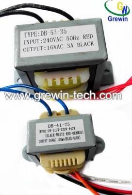 China Ei Laminated Transformer with Wire Leads for PCB Mounting with High Quality for sale