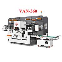 China 30KW VAN-360 Auto Flat Bed Die Cutting Machine with Slitting - 360mm Width, 120M/MIN Speed for sale
