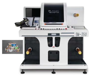 China CO2 Laser Label Die Cutting Machine Cutter 50W / 100W DSP Control System for sale