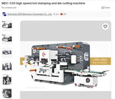 Cina 380V / 32A macchina di taglio a stampo automatico a letto piatto ad alta precisione in vendita