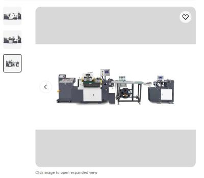 China Automatic Barcode Label Die Cutting Machine Max Cutting Width Customized for sale