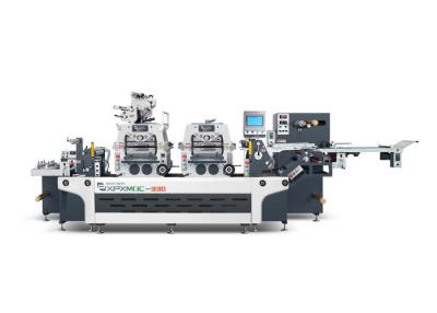 China Dubbele station platbed warm stempelen en sterven snijmachine hoge precisie Mdc-330 Te koop