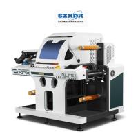 China Max Rewinding Diameter 1000mm Barcode Label Die Cutting Machine with PLC Control for sale
