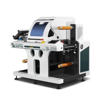 China Flatbed Die Cutting Machine 2600kg Sticker Label Cutter Max Rewinder Diameter 1000M for sale