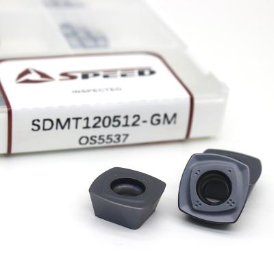 Китай Питание Sdmt вставок карбида Cnc SDMT120512-GH поворачивая филируя высокое для вырезывания металла продается