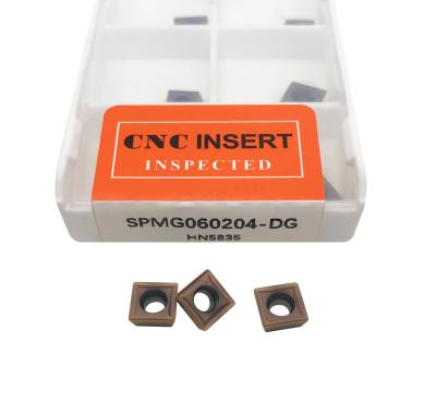 Cina Inserzioni d'acciaio ricoprenti SPMG060204, trapano del tungsteno di CVD di U per il tornio di CNC in vendita