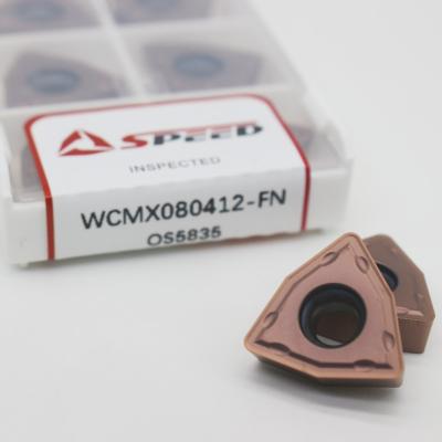 Cina Lo stile Wcmx del WC di CNC inserisce l'alta rifinitura WCMX080412 per l'acciaio inossidabile in vendita