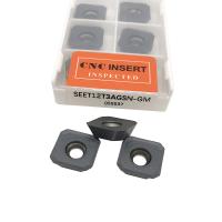 China Cnc Cutting Indexable Carbide Milling Insert SEET12T3  Stable Processing for sale