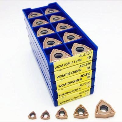 Cina Inserzione del carburo di U della macchina WCMT050308 WCMT06T308 di CNC con la lama di durezza in vendita