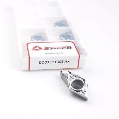 中国 アルミニウムのためのDCGT0702炭化物の挿入物 販売のため