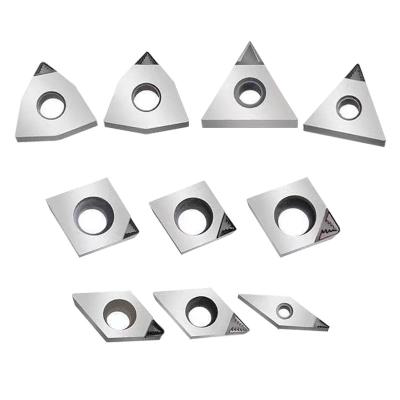 China High Finish PCD Diamond Inserts , CBN Diamond Turning Inserts for sale